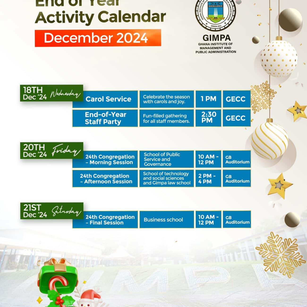 GIMPA – Ghana Institute of Management and Public Administration